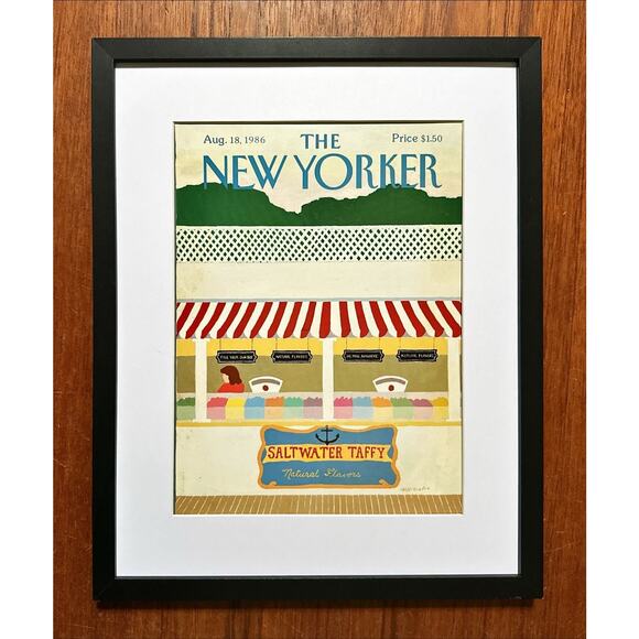 The New Yorker | Art | Framed 986 New Yorker Magazine Cover Aug 18 ...